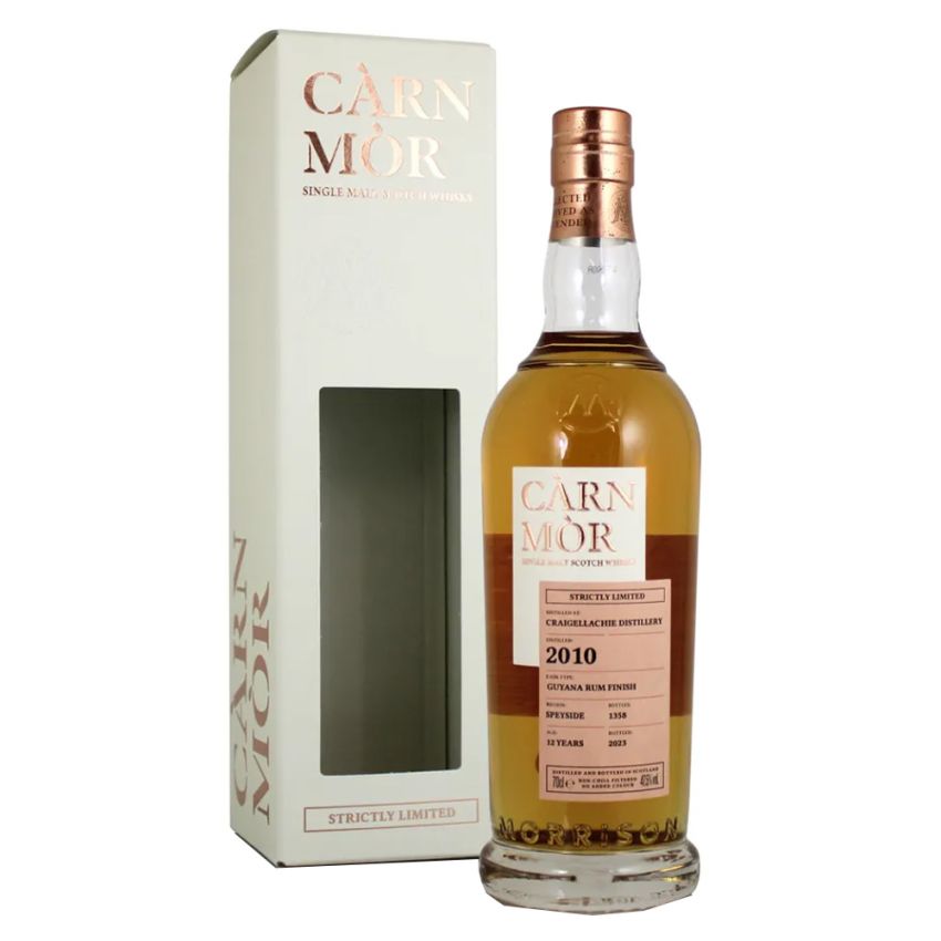 Craigellachie 2010 12 Years Old Guyana Rum Finish - Càrn Mòr Strictly ...